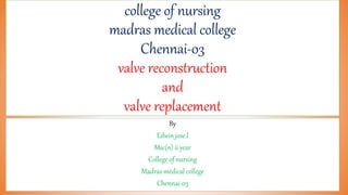 valve replacement and reconstruction.pptx