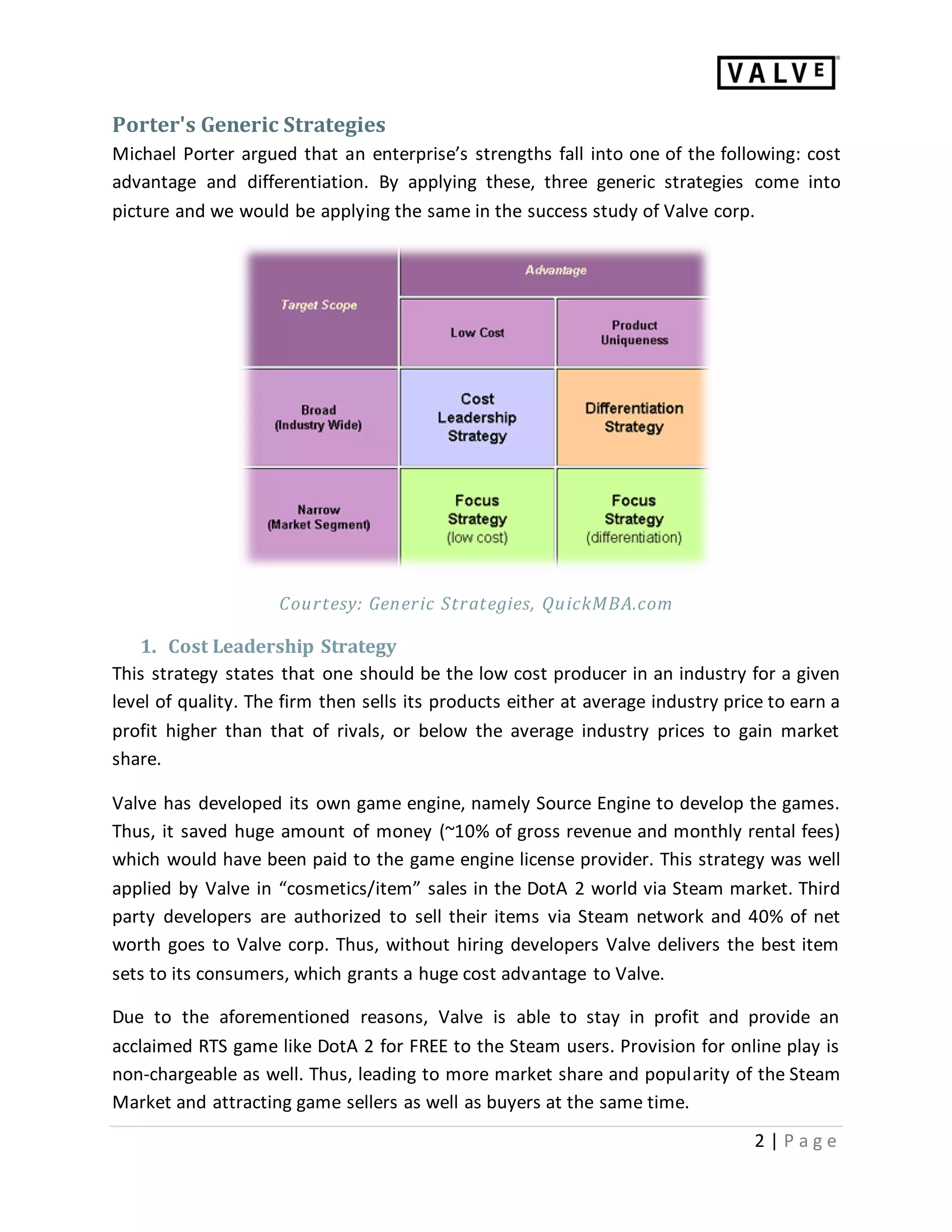 Valve Corp. - Success with DotA2 | PDF