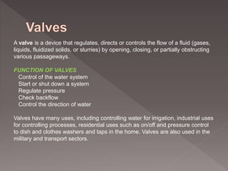 Valves | PPTX