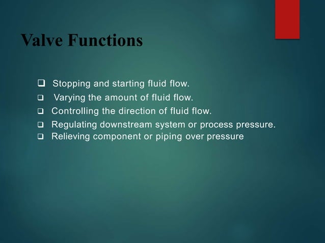 Types of Valve | PPTX | First Aid | Injuries