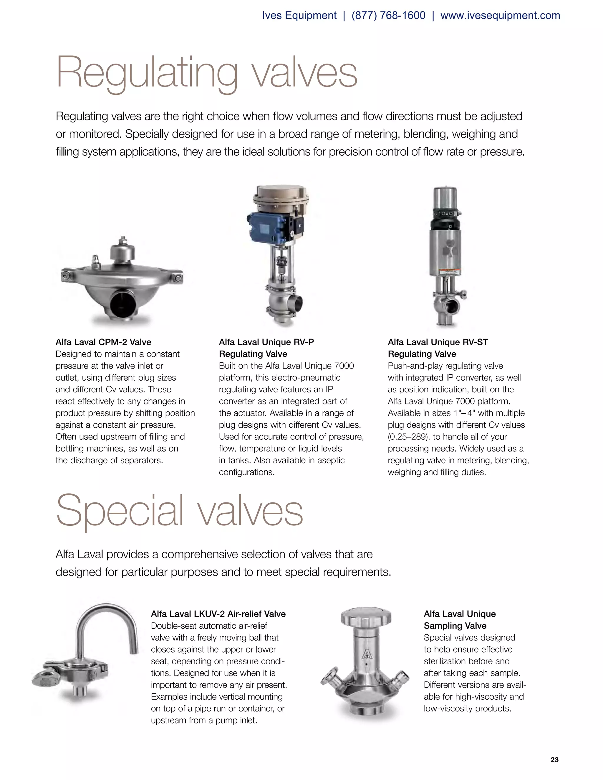 Valves and Automation for Hygienic Use | PDF