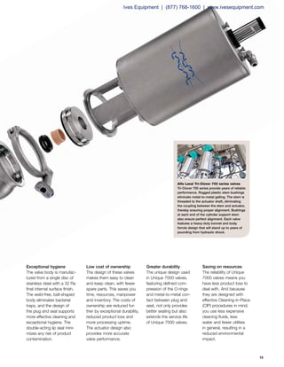 Valves and Automation for Hygienic Use | PDF