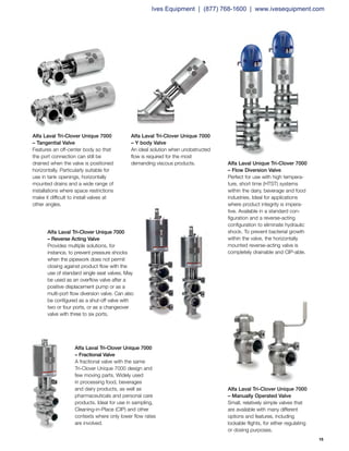 Valves and Automation for Hygienic Use | PDF