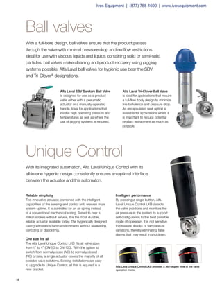 Valves and Automation for Hygienic Use | PDF