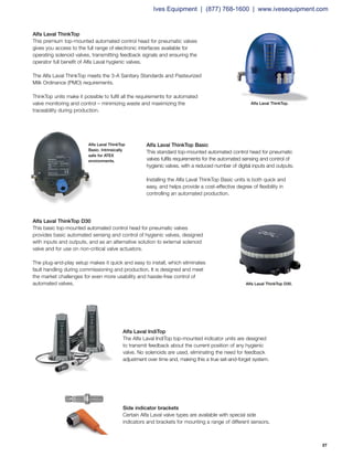Valves and Automation for Hygienic Use | PDF