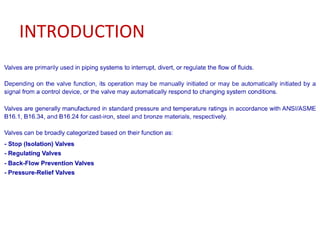 Valves and types deataildescription | PPT