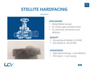 Laser cladding applications for valve manufacturing | PPT