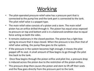 Valves in Mechatronics , Pressure control valves.pptx