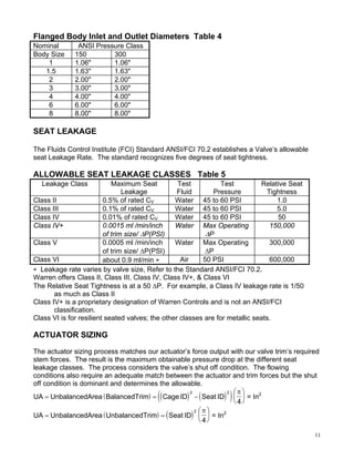Valve sizing reference | PDF