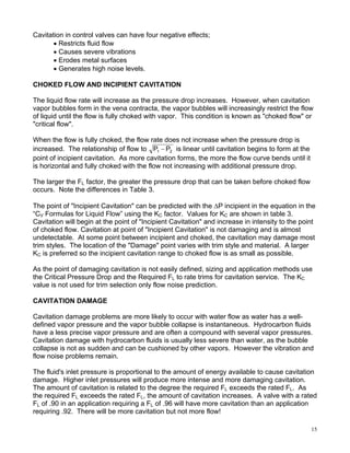 Valve sizing reference | PDF