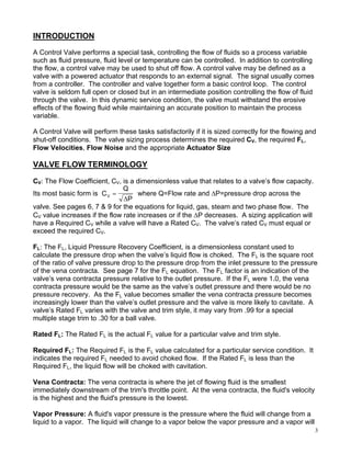 Valve sizing reference | PDF