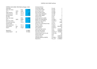 Valve sizing worksheet 01 | PDF | Physics | Science