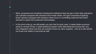 FEVISA & ITS VALVES THAT MAKE BETTER ECONOMIC SENSE | PPTX