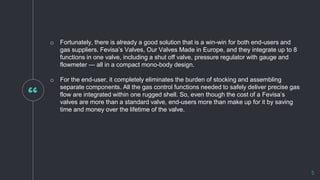 FEVISA & ITS VALVES THAT MAKE BETTER ECONOMIC SENSE | PPTX