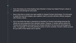 FEVISA & ITS VALVES THAT MAKE BETTER ECONOMIC SENSE | PPTX