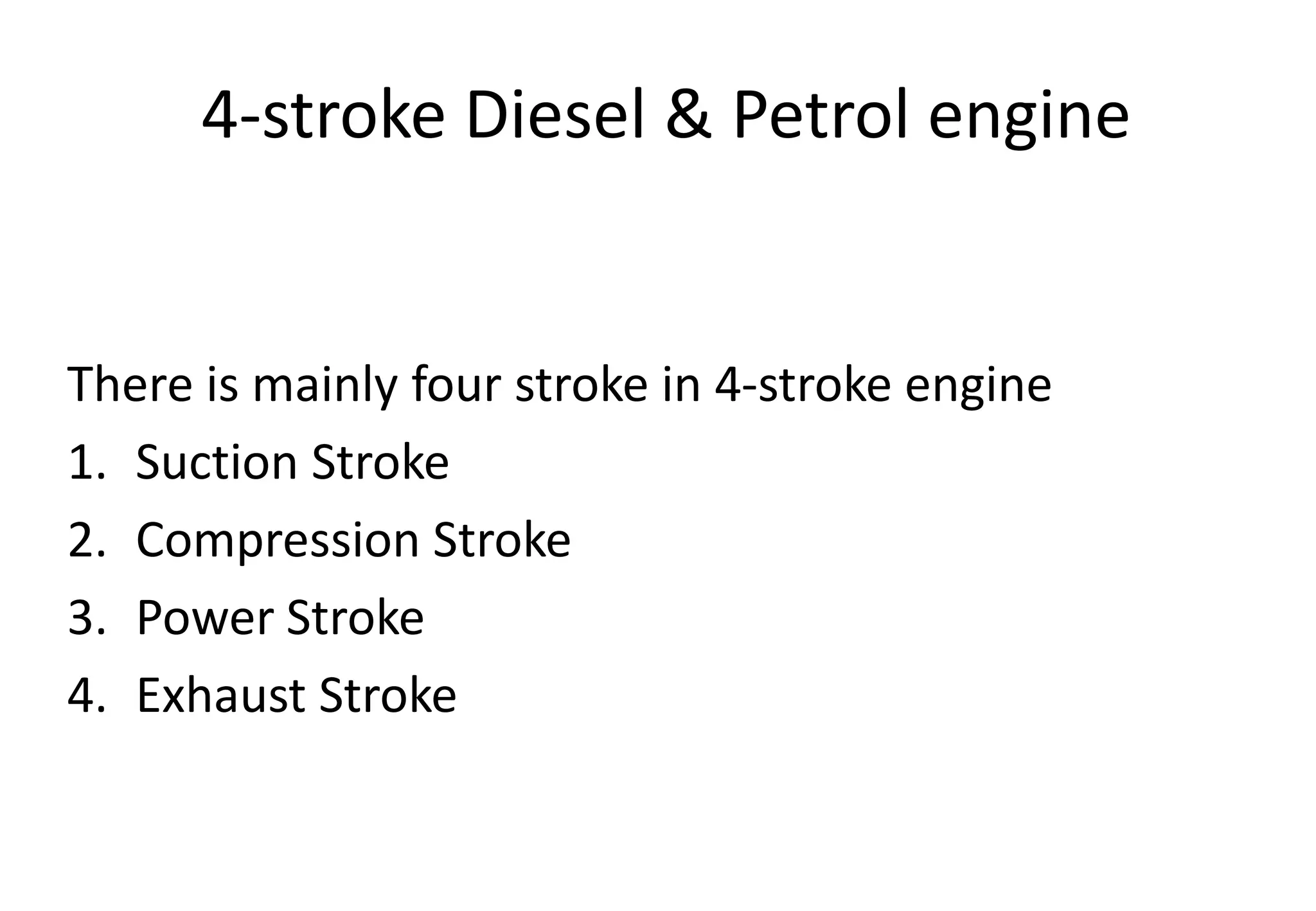 Valve timing diagram for - four stroke & two stroke - diesel & petrol engine 116010319094 | PPTX