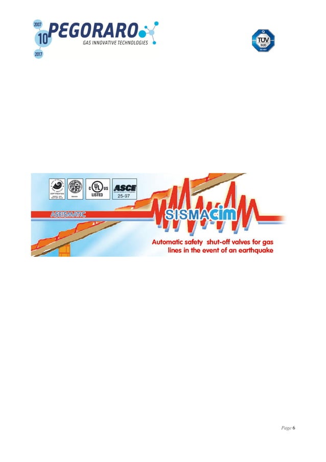 Valvole antisismiche - Siesmic valves | PDF