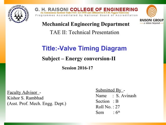 Valve timing diagram | PPT | Automotive