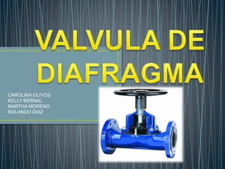 Válvula de diafragma | PPTX