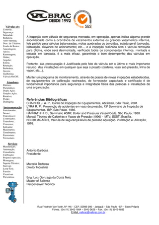 Valvula de seguranca | PDF