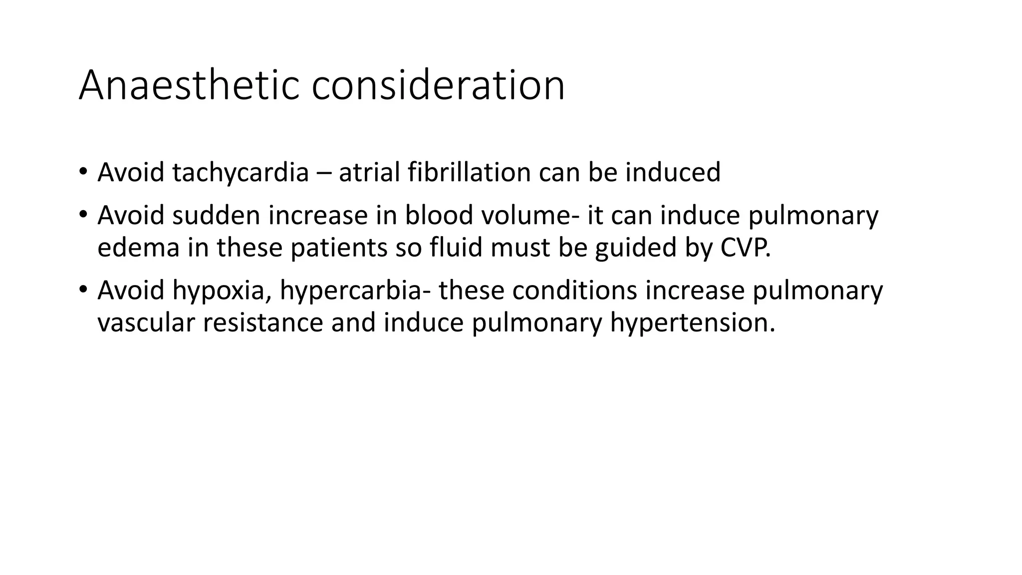 Anesthesia For Valvular diseases.pptx