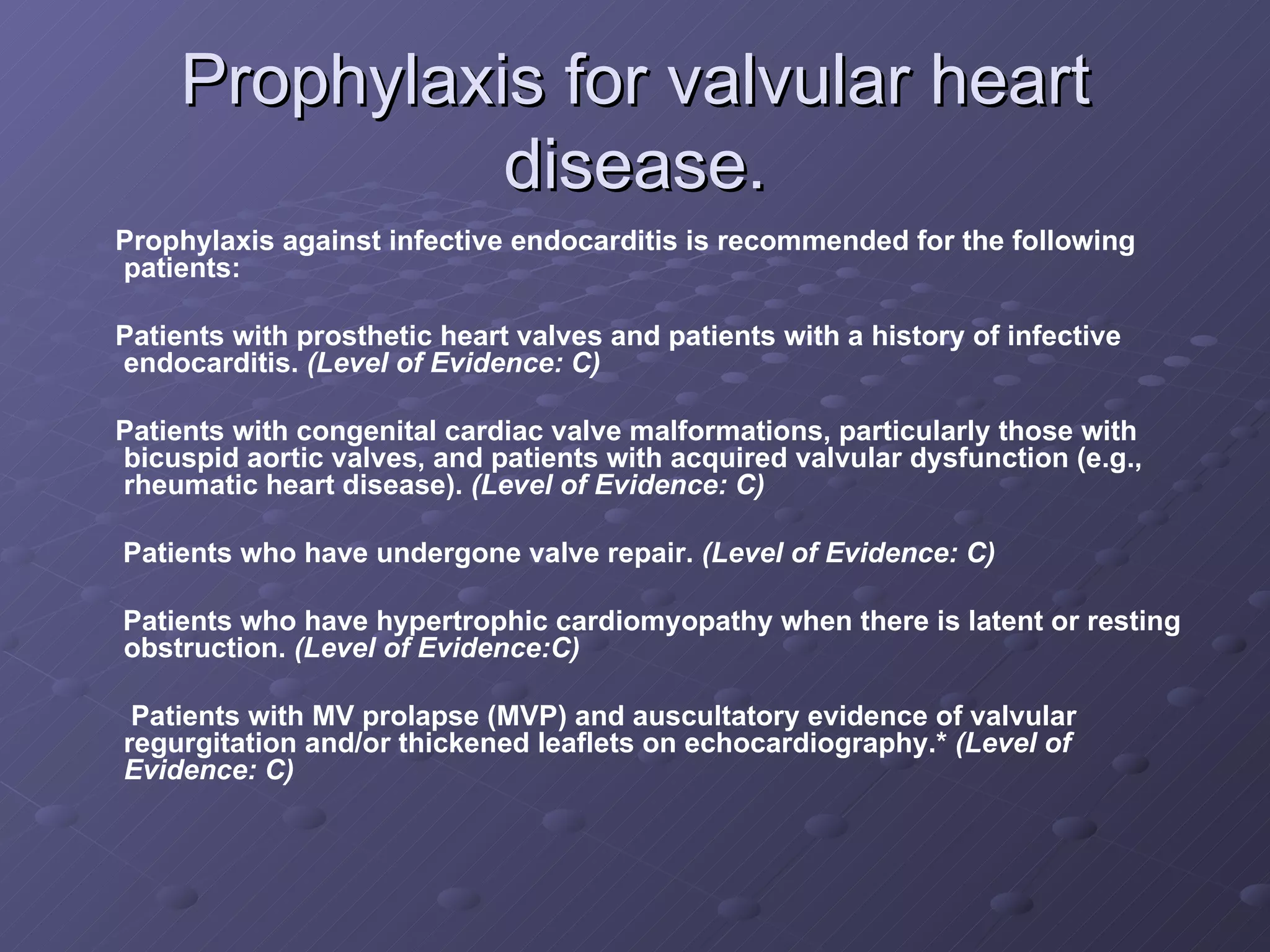 Valvular heart disease and anaesthesia | PPT