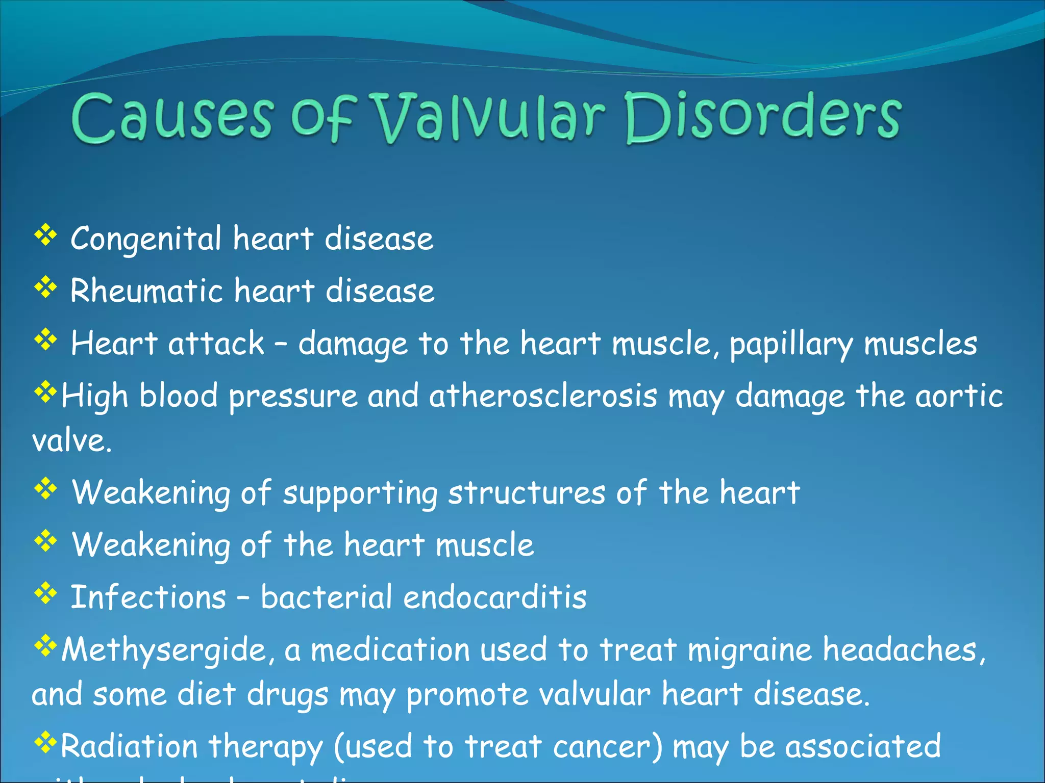 Valvular Heart Disease Ppt