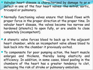 Valvular heart disease | PPT