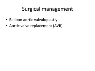 Valvular heart disease | PPTX