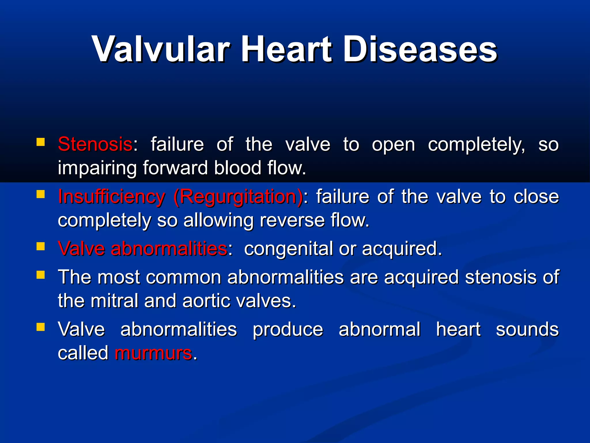 Valvular heart disease | PPT