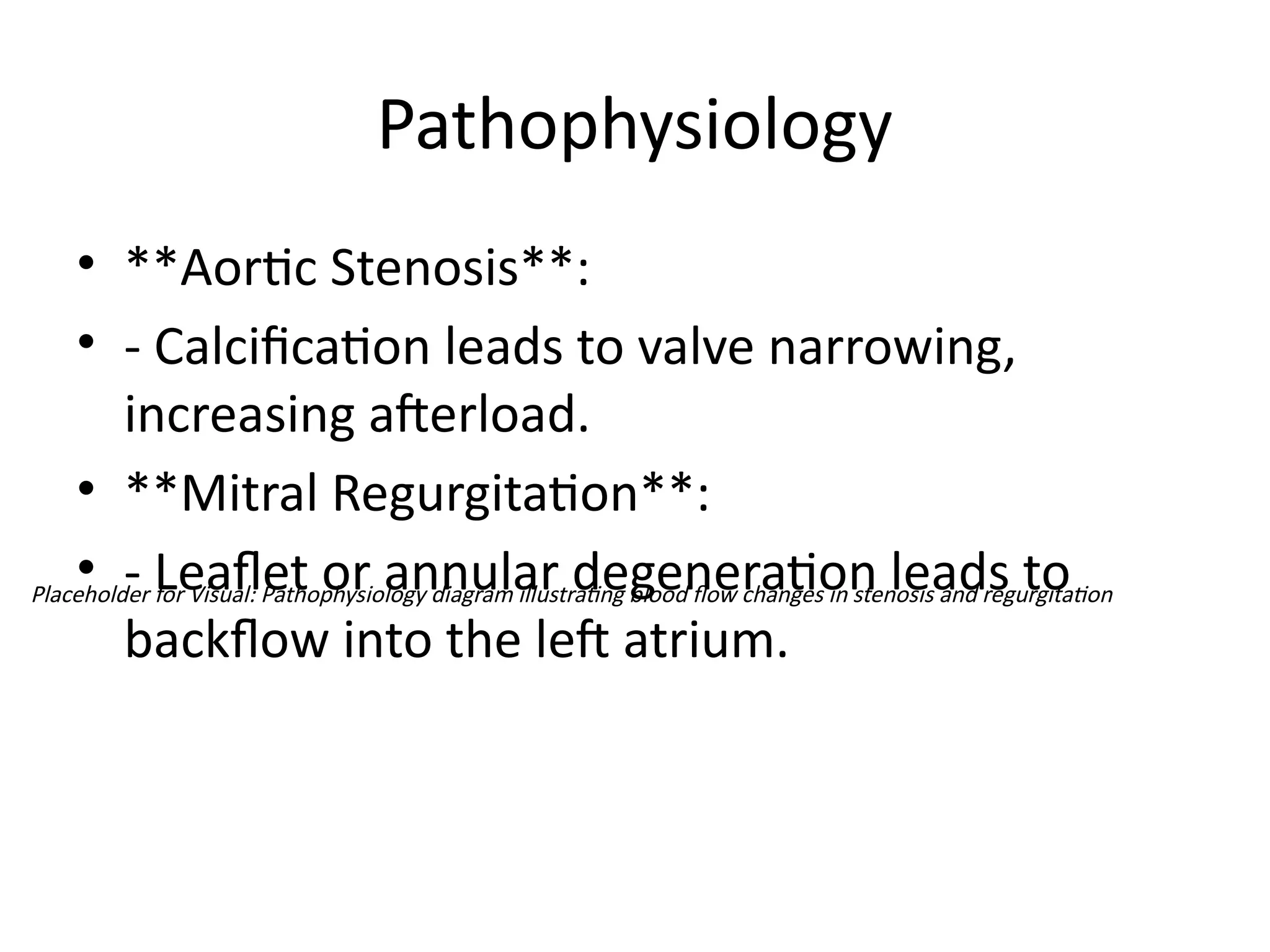 Valvular Heart Disease In The Elderly Population Ppt