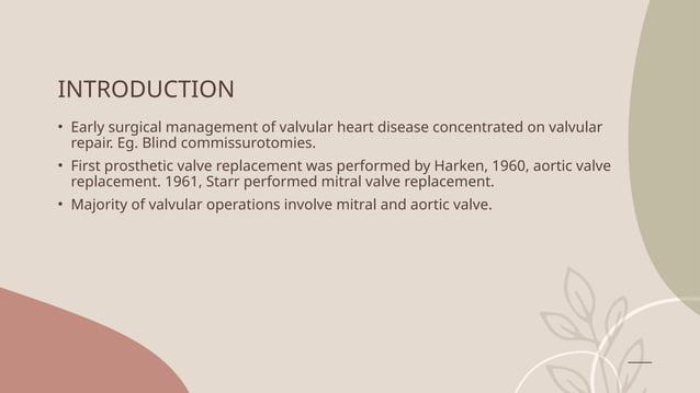 VALVULAR HEART DISEASE.pptx surgical indications, different surgical ...