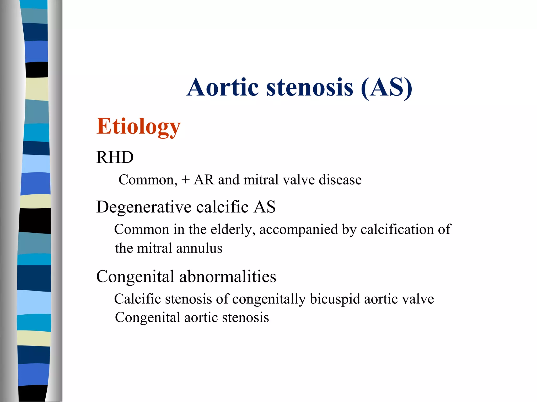 Valvular heart disease assessment of lesion severity | PPT