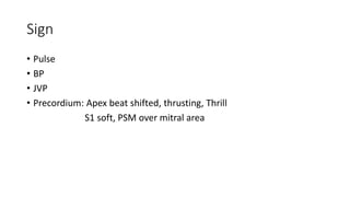 Valvular heart disease for undergraduates | PPT