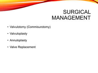 Valvular Heart Diseases | PPTX