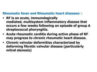 Valvular heart diseases 4 | PPTX