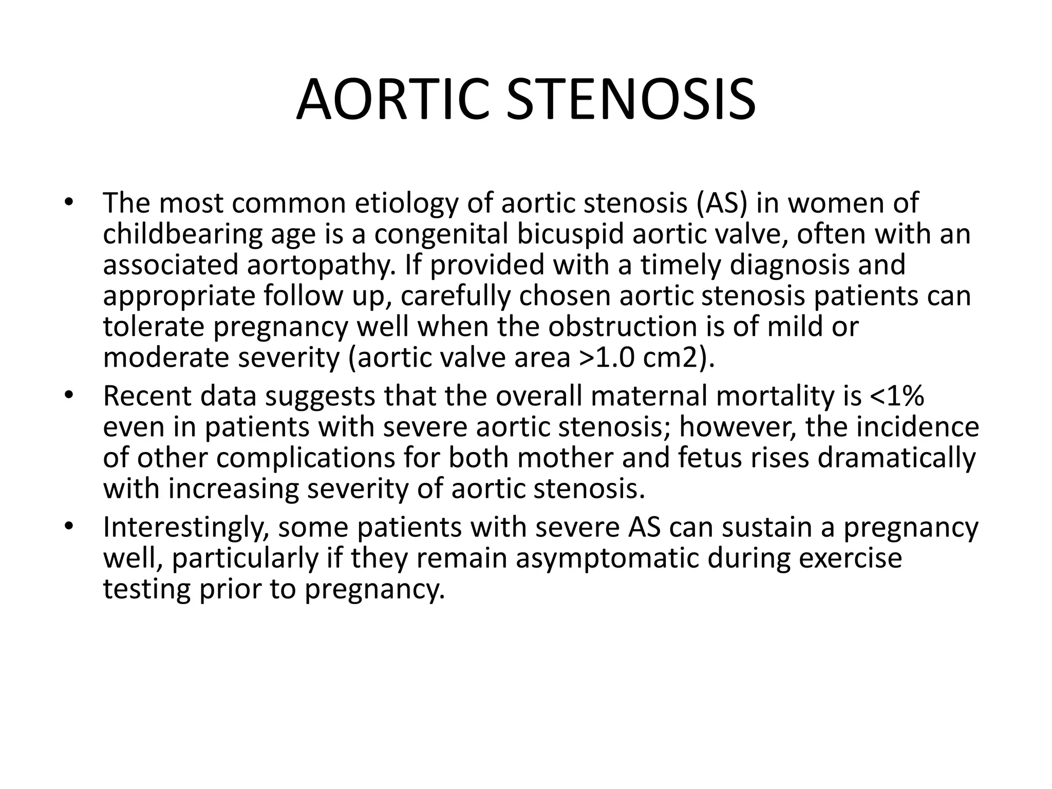 Valvular heart diseases in pregnancy | PPTX