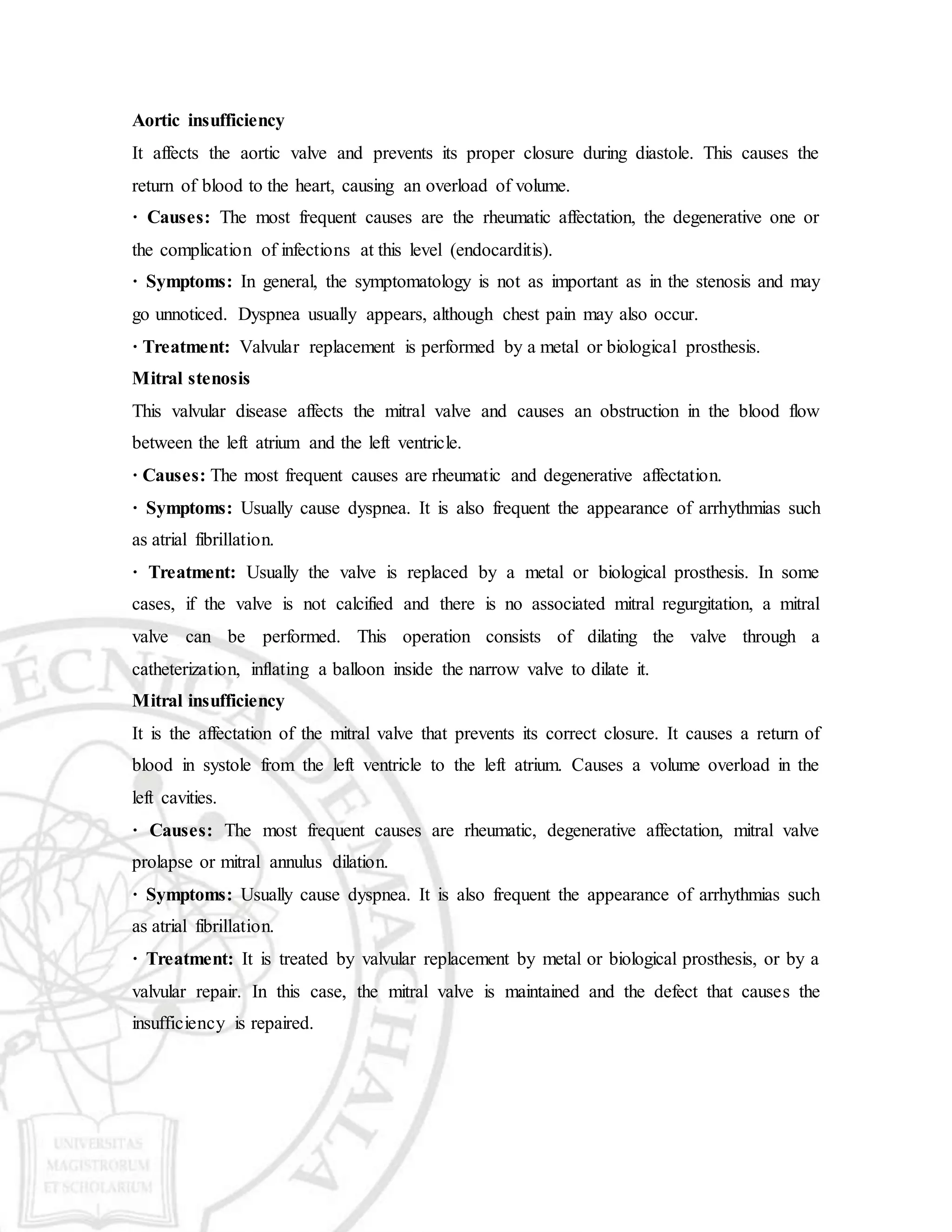 Valvulopathies | DOCX