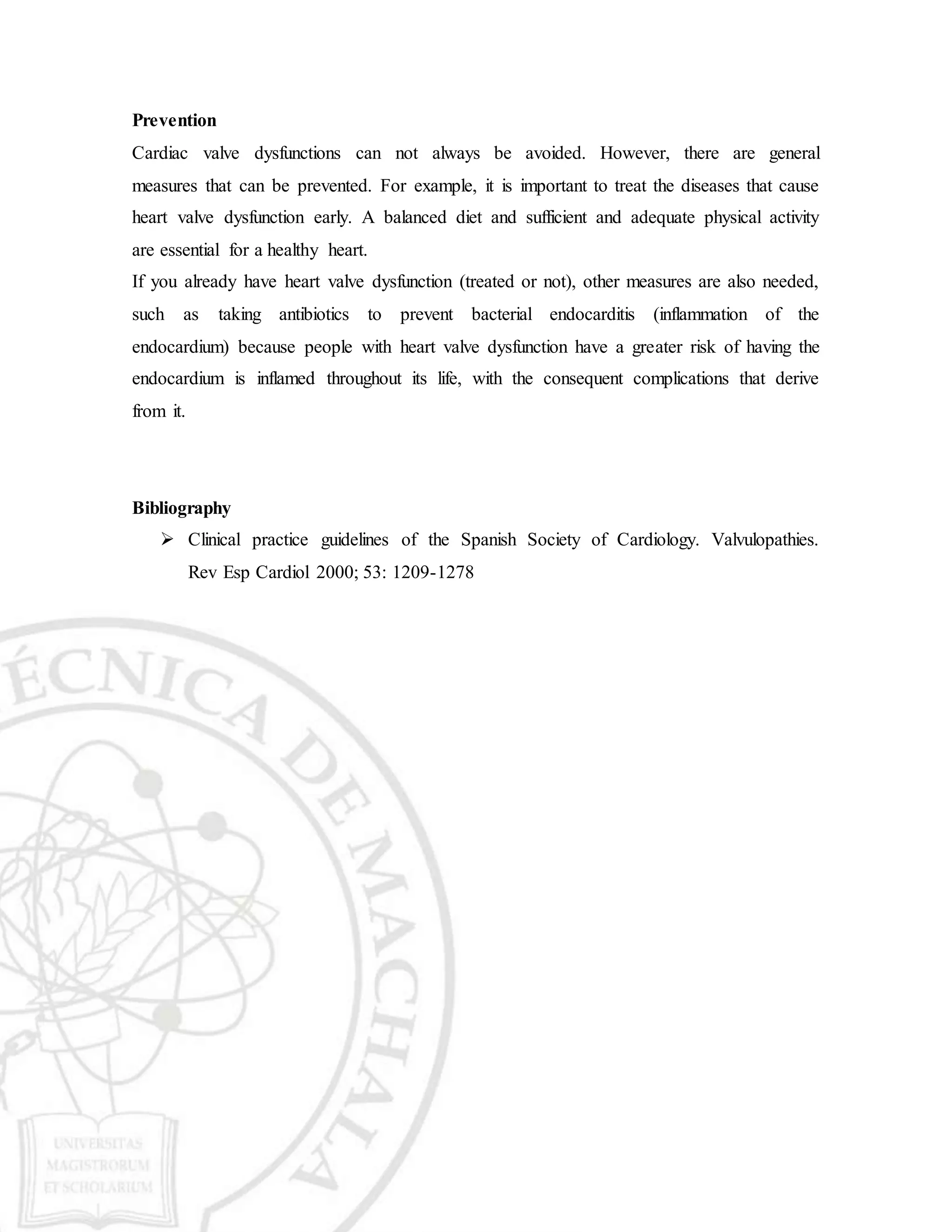 Valvulopathies | DOCX