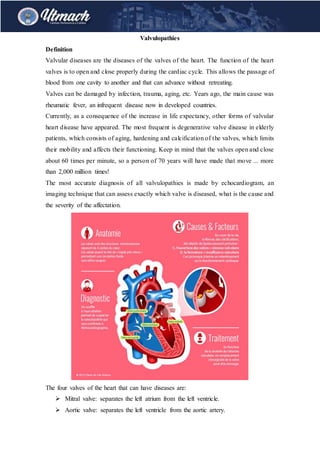 Valvulopathies n | DOCX | Heart and Cardiovascular Diseases | Diseases ...