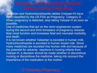 Valzaar-H (Valsartan and Hydrochlorothiazide Tablets) | ODP | Chemistry ...