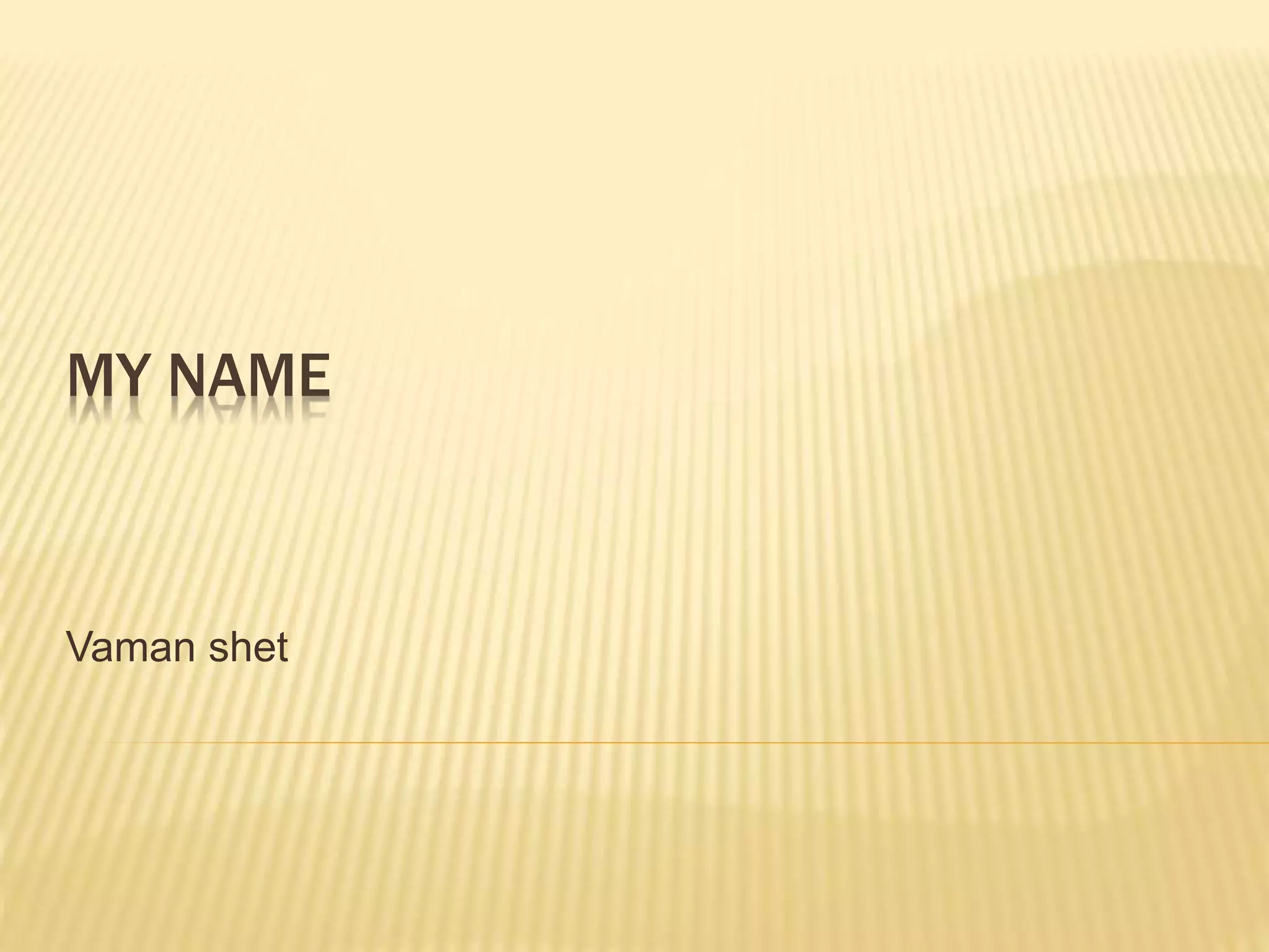 my self information | PPTX
