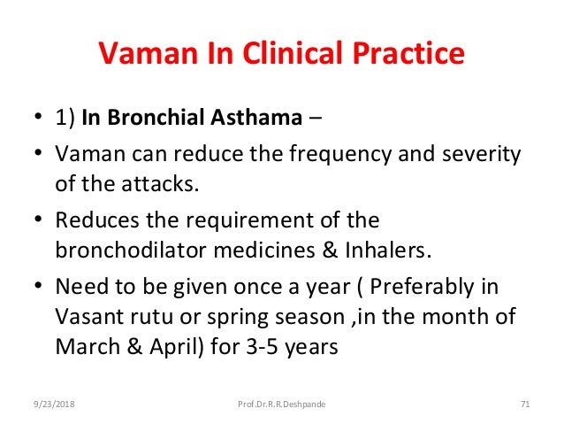Vaman Panchakarma