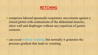 Clinical Aspects of Vamana & its mode of action | PPTX