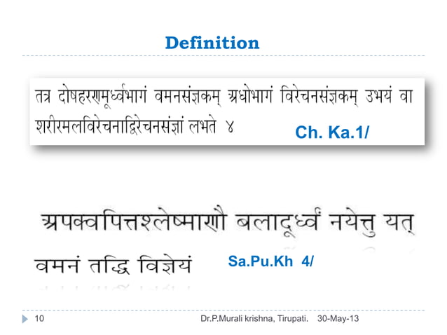 Vamana ppt dr .p.murali krishna | PPTX | Digestive Disorders | Diseases ...