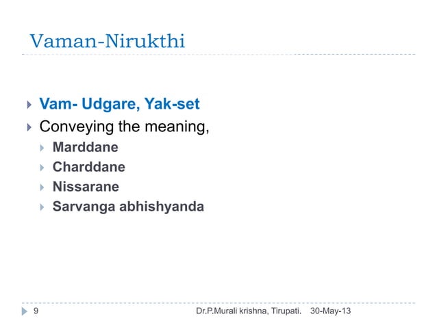 Vamana ppt dr .p.murali krishna | PPTX | Digestive Disorders | Diseases ...