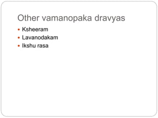 Vamanopaga drugs | PPTX