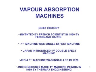 Vapour Absorption Machine General Principle.ppt