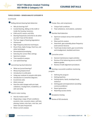 VA Mobius brochure vibration analysis book | PDF