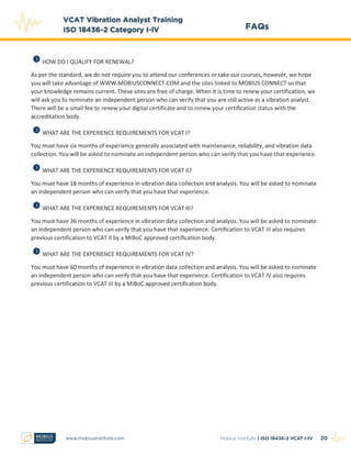 VA Mobius brochure vibration analysis book | PDF